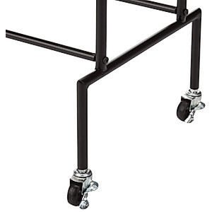 Trademark Innovations Basketball Storage Cart Rack for Balls