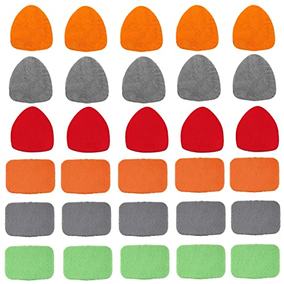 30Pcs Car Care Microfiber Cloths/Microfiber Bonnets/Microfiber Cleaning Covers for Windshield Cleaning Tool, Windshield Cleaner Replaceable Glass Cleaning,Car Window Cleaner Washing Pads Cover Kit