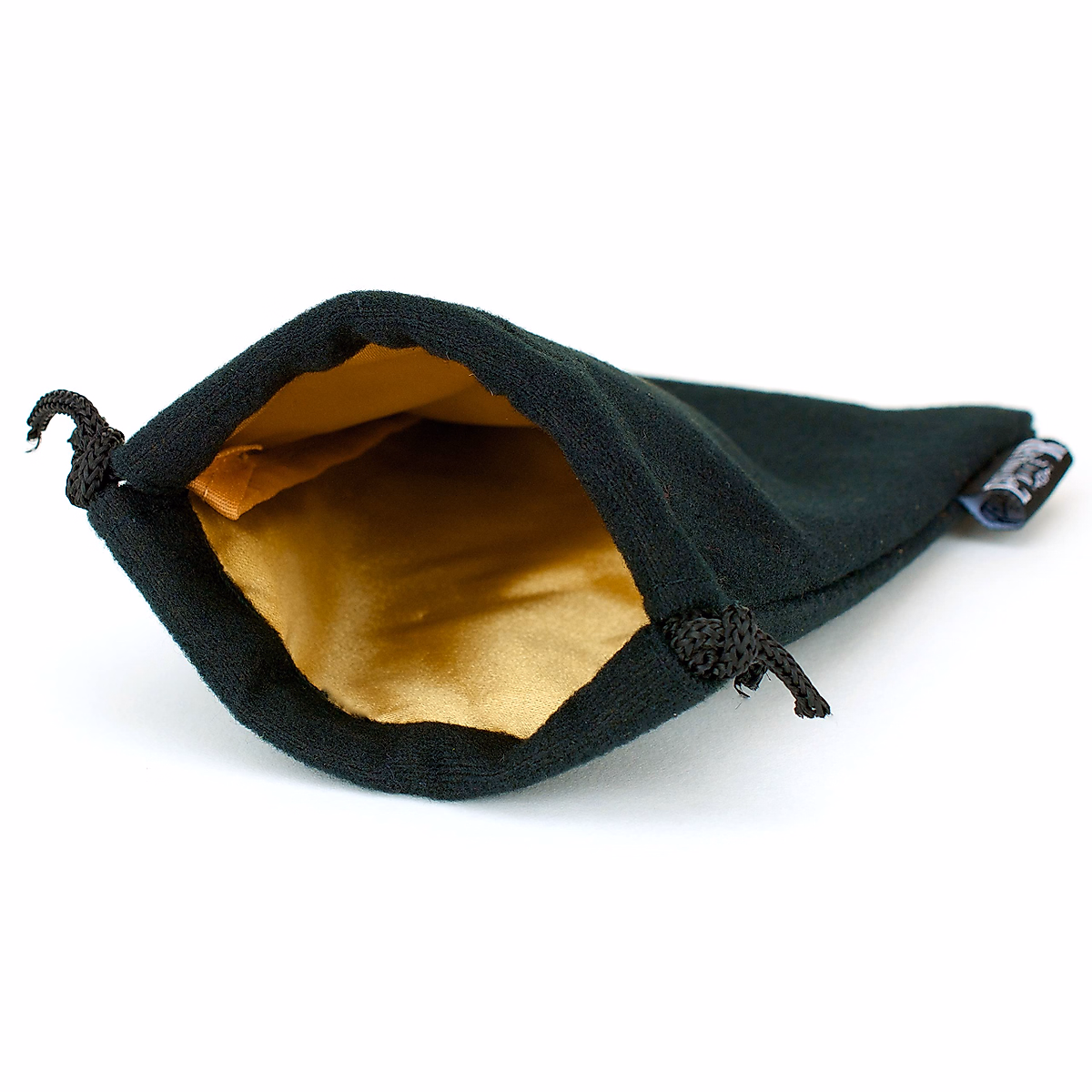 Classic Large Dice Bag - 5x8 Inches with Drawstring Closure and Durable Design - Holds 100+ Polyhedral Dice (Red Interior)