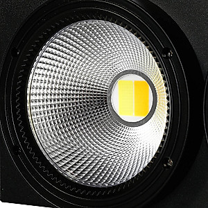 TENGCHANG 200W 2-Head COB Cool& Warm White 2 in1 LED Stage Audience Light PAR64 DMX DJ