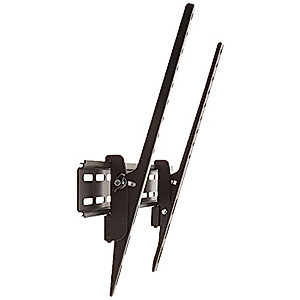 Amazon Basics Heavy-Duty Tilting TV Wall Mount for 37" to 80" TVs up to 120 lbs, Black