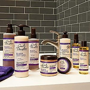Carol's Daughter Black Vanilla Curly Hair Shampoo and Conditioner Set - Made with Shea Butter, Biotin, and Rosemary (2 Product Kit)