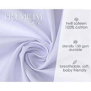 UNIQUE Lion Fabric Panel Set (6 Panels, 12x12in Each), Quilting Panels, Baby Quilt Panels, Cotton Baby Panels, Blanket Panel, Cotton Sateen Fabric Panels for Quilting