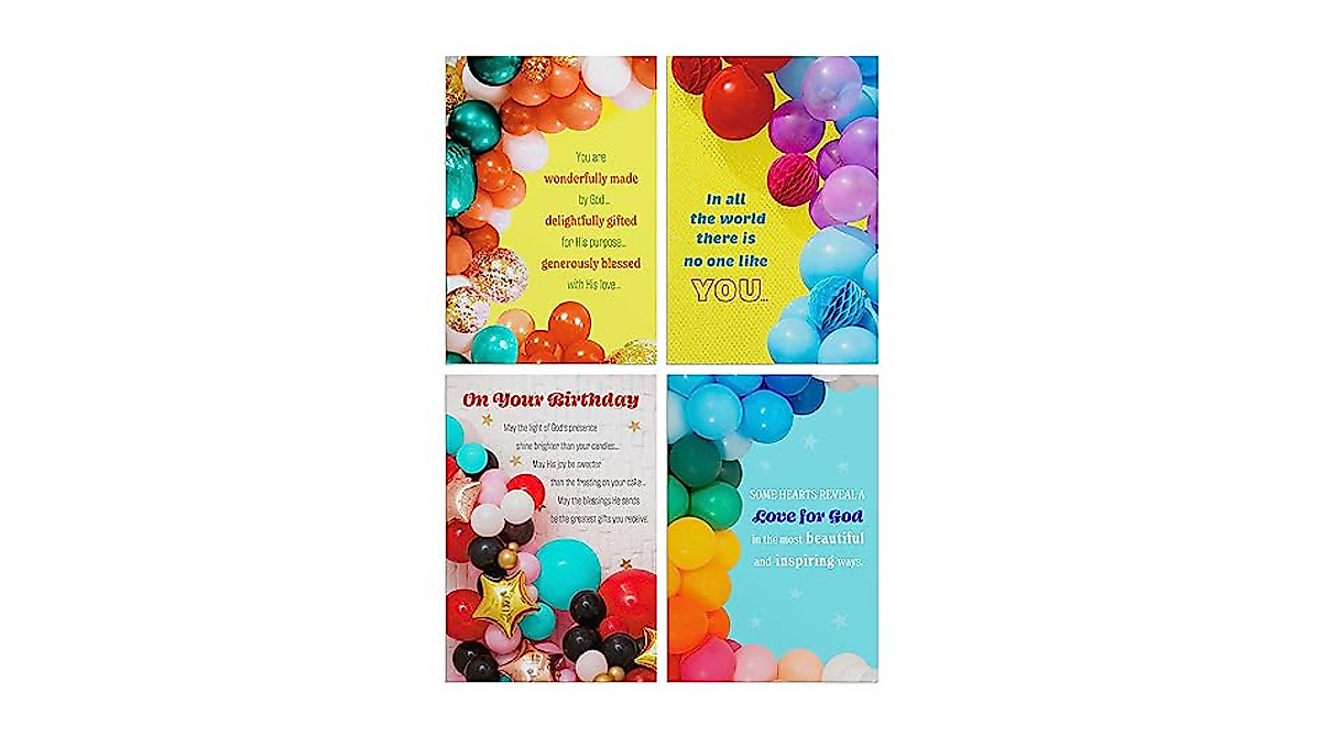DaySpring Birthday Balloon Cards - 12 Inspiring Designs