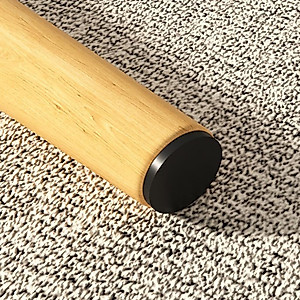 Round Dining Table, Small Space Kitchen Table, Mid Century Modern Computer Table with Wood Grain Tabletop and Solid Wood Legs for Dining, Living Room (Color : White, Size : 30 * 30 * 30cm)