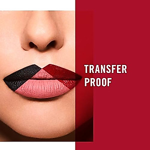 Rimmel London Provocalips 16hr Kiss-Proof Lip Color - Two-Step Liquid Lipstick to Lock in Color and Shine - 210 Flirty Fling, .14 fl.oz.