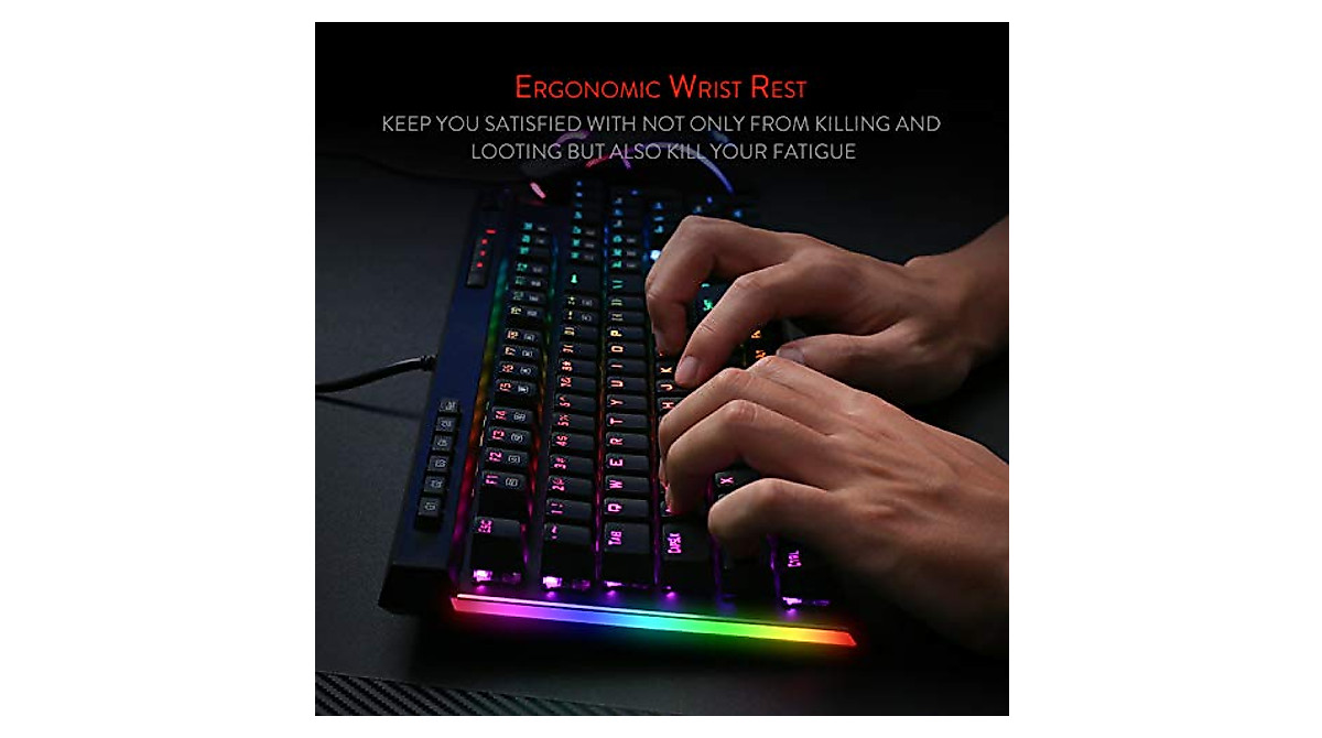 Redragon K580 VATA Gaming Keyboard with RGB & Macros