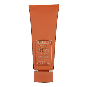 Kristin Ess Color Depositing Semi-Permanent, Deeply Moisturizing and Instantly Softening Terracotta Conditioner, 6.70 Fl Oz (Pack of 1)