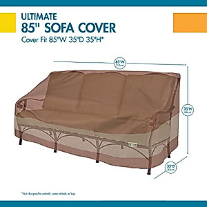 Duck Covers Ultimate Waterproof 87 Inch Patio Loveseat Cover, Patio Furniture Covers