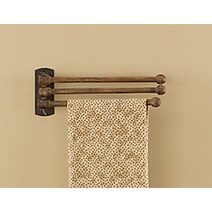Park Designs 3 Prong Wood Towel Rack