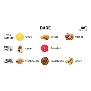 Eye of Love Dare 10 ml Pheromone Cologne for Men - Elevate Your Attraction Game - A Bold Fusion of Authenticity and Allure - Experience the power of pheromones