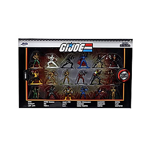 Jada Toys G.I. Joe 1.65" 18-Pack Die-cast Figures, Toys for Kids and Adults, 32913