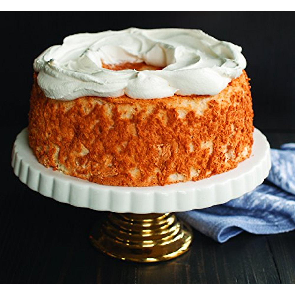 Nordic Ware Angel Food Cake Pan, 16-Cup, Red