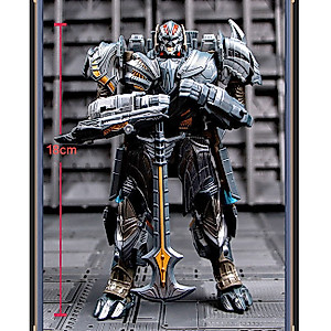 LONGYU Transformers Studio Series Toys Movie Class：The Last Knight Premier Edition Voyager Class Megatron Action Figures, 18CM, Gray