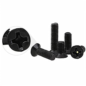 SUNQQA 20/50/100Pcs Laptop Repair Fastener Screws Flat Head Screw Phillips Screws Computer Screws M1 M1.2 M1.4 M1.6 M2 M2.5 M3 M4 (Length : 8mm 100Pcs, Size : M2)