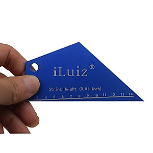 Fret Rocker AND String Height Gauge Professional Forever-direct Guitar Set Up Tool for Electric Bass and Acoustic Guitar Leveling Luthier Tool - iLuiz