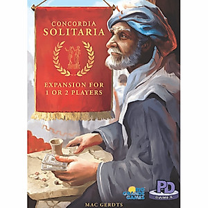 Rio Grande Games: Concordia Solitaria Expansion - Strategy Board Game Expansion to Concordia - Ages 14+, 1-2 Players, 60 Min Game Play, (RGG615)