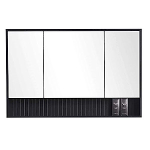 Fine Fixtures Venezian 45" Medicine Cabinet Black