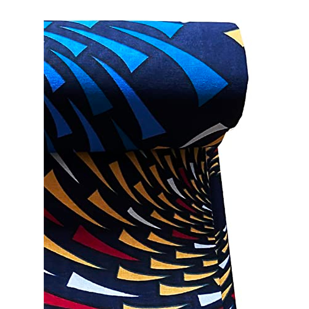 ADWAXDA African Ankara Kente Cloth Fabric by The Yard 6 Yards Cotton Wax Print African American Fabric for Party Dress (FC074)