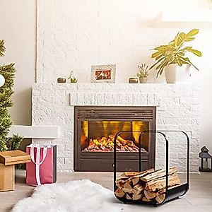 Lifeety 18 Inch Firewood Rack Small Indoor/Outdoor Log Holder Wood Storage