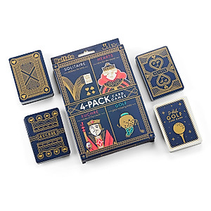 Buffalo Games - 4pk Card Game Pack