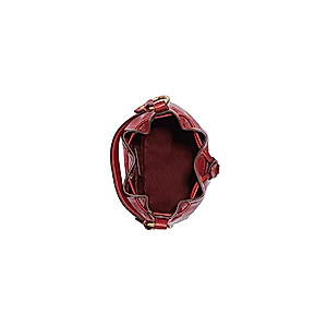 COACH Dempsey Drawstring Bucket Bag 15 (IM/1941 Red)