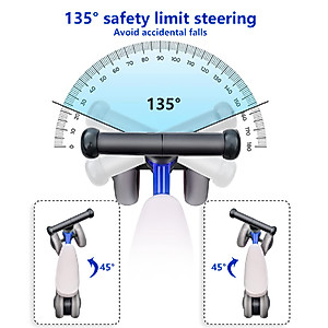 Little Tikes Baby Balance Bike 1 Year Old Boy Birthday Gifts Toddler Toys, Donico Uno All'inizio Gift for Boys Girls 10-24 Months Baby First Bike Indoor Outdoor Riding Toy, First Birthday Gifts (Blue)