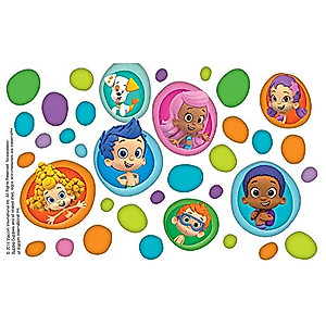 Tervis Nickelodeon - Bubble Guppies Plastic Tumbler with Wrap and Lime Green Lid 10oz Wavy, Clear