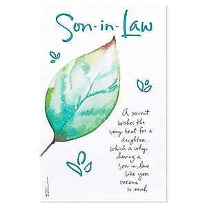 American Greetings Father's Day Card for Son in Law (The Very Best)
