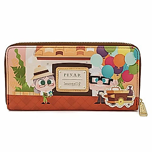 Loungefly Up Working Buddies Zip Around Wallet