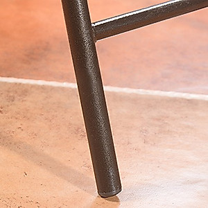 ReunionG 4PCS Wicker Rattan Chairs, Folding Tall Stool Chairs, Steel Frame Rattan Furniture Set with Adjustable Back, for Outdoor Indoor Bar Garden Patio (Set of 4 Rattan Wicker)