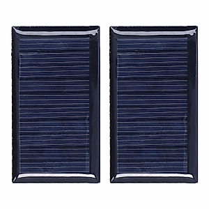 Pokerty9 Small Solar Cells,Solar Panel 300mA 0.15W 5V Weather Resistant Polysilicon for DIY Projects,Pokerty9YKD