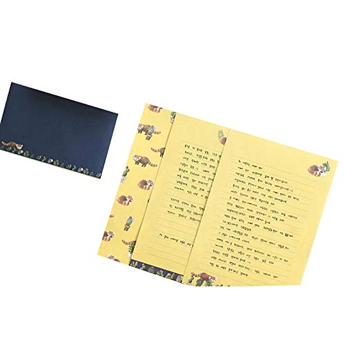 QingLanJian 48 Cute Writing Paper Letter Stationary Set with 24 Envelopes