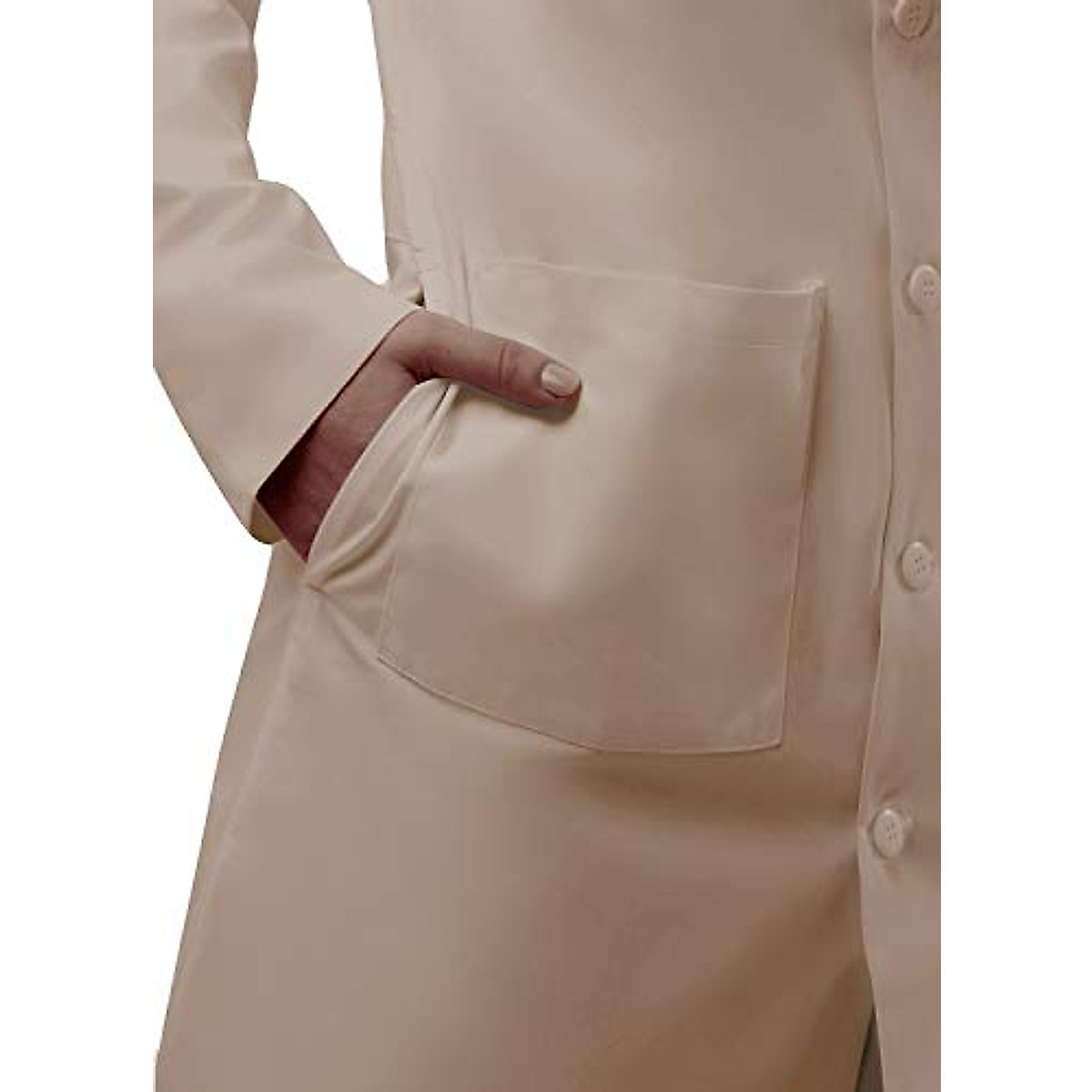Adar Universal Unisex Lab Coats - Classic 39" Lab Coat - 803 - Khaki - 38