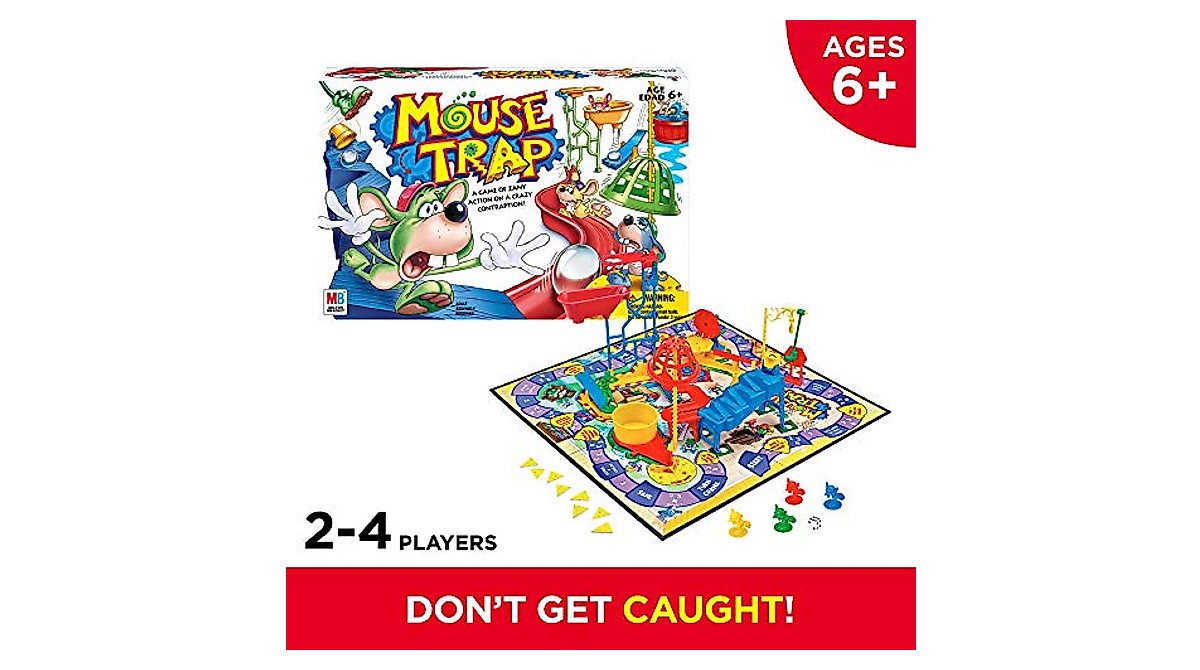 Hasbro Mouse Trap Kids Board Game – Fun Family Indoor Game for Ages 6+
