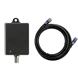 Channel Master Ultra Mini 4 TV Antenna Amplifier, TV Antenna Signal Booster with 4 Outputs for Connecting Antenna or Cable TV to Multiple Televisions (CM-3414),White