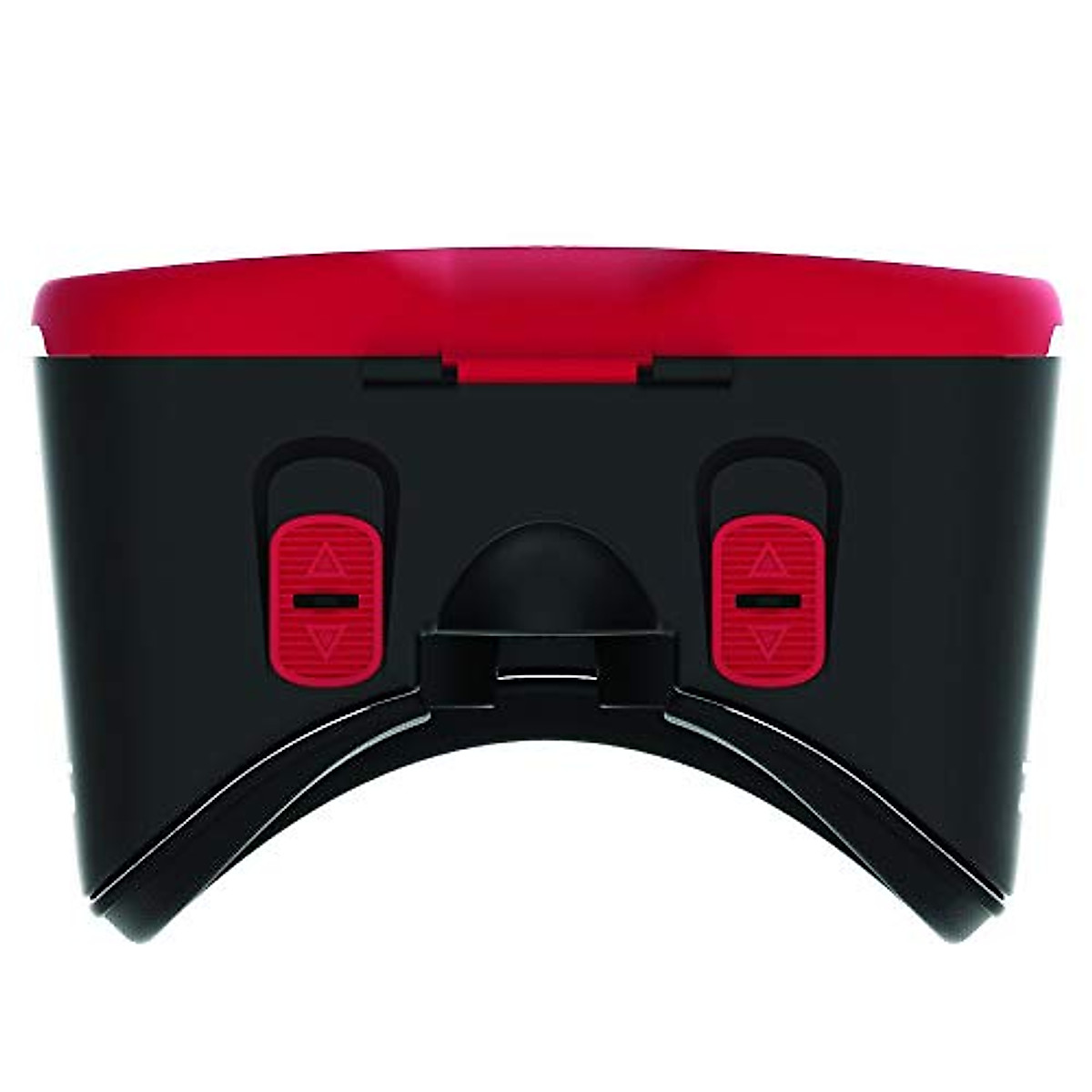 Tzumi Dream Vision Virtual Reality Smartphone Headset, Retracteable Built-in Ear Buds,fits all phones up to 6 inch, 360 Video Capability, Lightweight with high durability, Works with all VR apps. Red