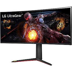 LG 34GP950G-B 34" Ultragear QHD (3440 x 1440) Nano IPS Curved Gaming Monitor - (Renewed)