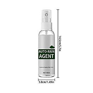 Car Glass Fog Rainproof Agent Fog Spray For Car Windshield Fogging Rainproof Nano Rain Remover 30 And 100ml Car Interior Accessories (A-100ML, 1 Size)