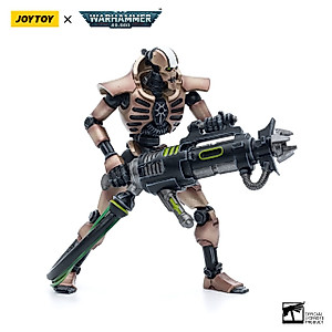 JOYTOY 1/18 Action Figures Warhammer 40k Mecha Necrons Szarekhan Dynasty lmmortal with Tesla Carbine