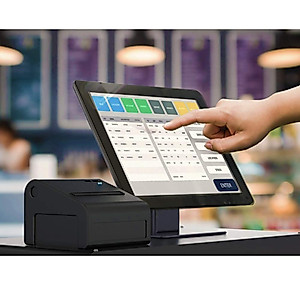 Angel POS 17-Inch Capacitive LED Backlit Multi-Touch Monitor, True Flat Seamless Design Touchscreen, VGA