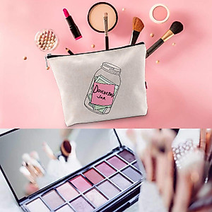 Generic WCGXKO New Girl Inspired smetics Bag Novelty Douchbag Jar Gift for TV Show Fans Be Friend(Douchbag Jar)