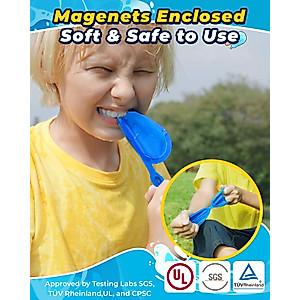 SOPPYCID 12PCS Reusable Water Balloons - Quick Fill Water Balls Toys For Toddler Age 4-8 - Refillable Magnetic Self-Sealing Water Splash Bomb For Summer Party Pool Outdoor Beach Toys for kids Age 8-12