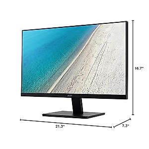 acer V247y A 23.8-Inch Widescreen LCD Monitor Black (V247yabmix)