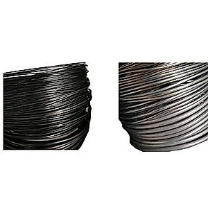 Birmingfive 1 Roll Bonsai Wires Anodized Aluminum Bonsai Training Wire with 4 Sizes 3.5 mm, 4 mm, 5 mm, 6 mm, 500g Large Roll, Black & White