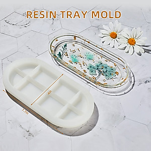 3-Piece Silicone Molds for Epoxy Resin - Rolling Tray Mold for Resin, Resin Pudding Jar Mold with Lid, Grinder Molds for Resin Casting, DIY Epoxy Resin Molds Kit for Storage and Decoration