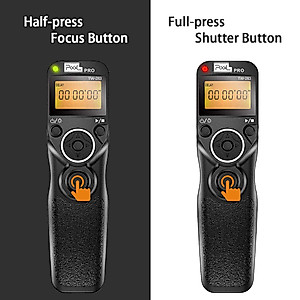 Pixel TW-283 E3 Wireless Shutter Release Remote Control Compatible for Canon Eos R6 RP XT XTi XS XSi T1i T2i T3 T3i T4i T5 T5i T6i T7i T8i 1300D 1100D 1000D 550D 500D 450D 400D 350D 300D 90D