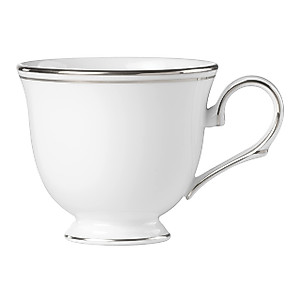 Lenox Federal Platinum Teacup, Cup, White, 6 Ounces