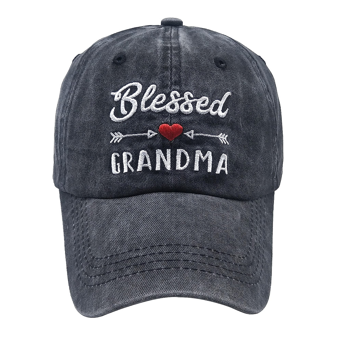 Waldeal Blessed Grandma Baseball Cap for Women, Vintage Adjustable Dad Hat