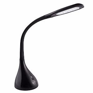 OttLite Creative Curves LED Desk Lamp with Adjustable Neck - 4 Dimmable Brightness Settings with Energy Efficient Natural Daylight LEDs for Home Office, Computer Desk, & Dorms